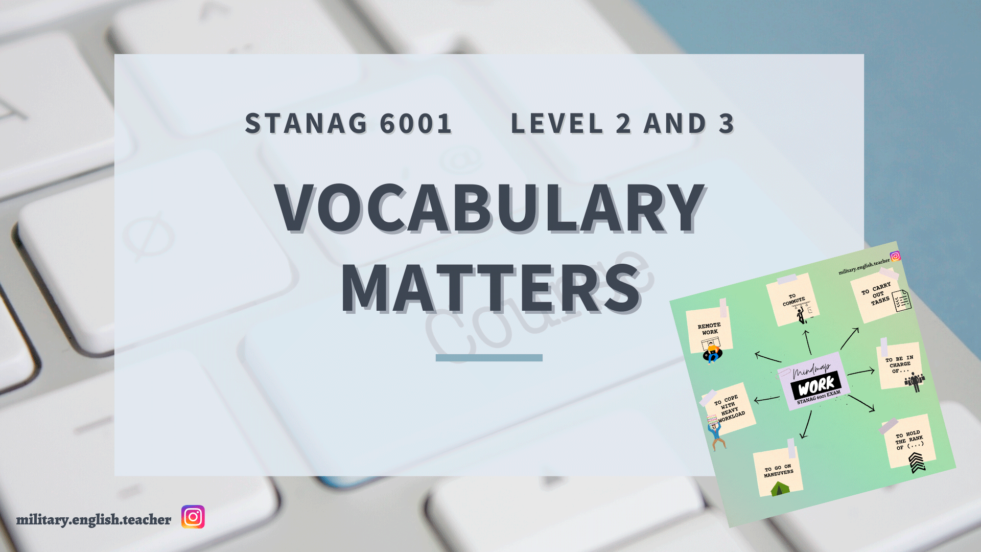 Vocabulary Matters - MilitaryEnglishCourse