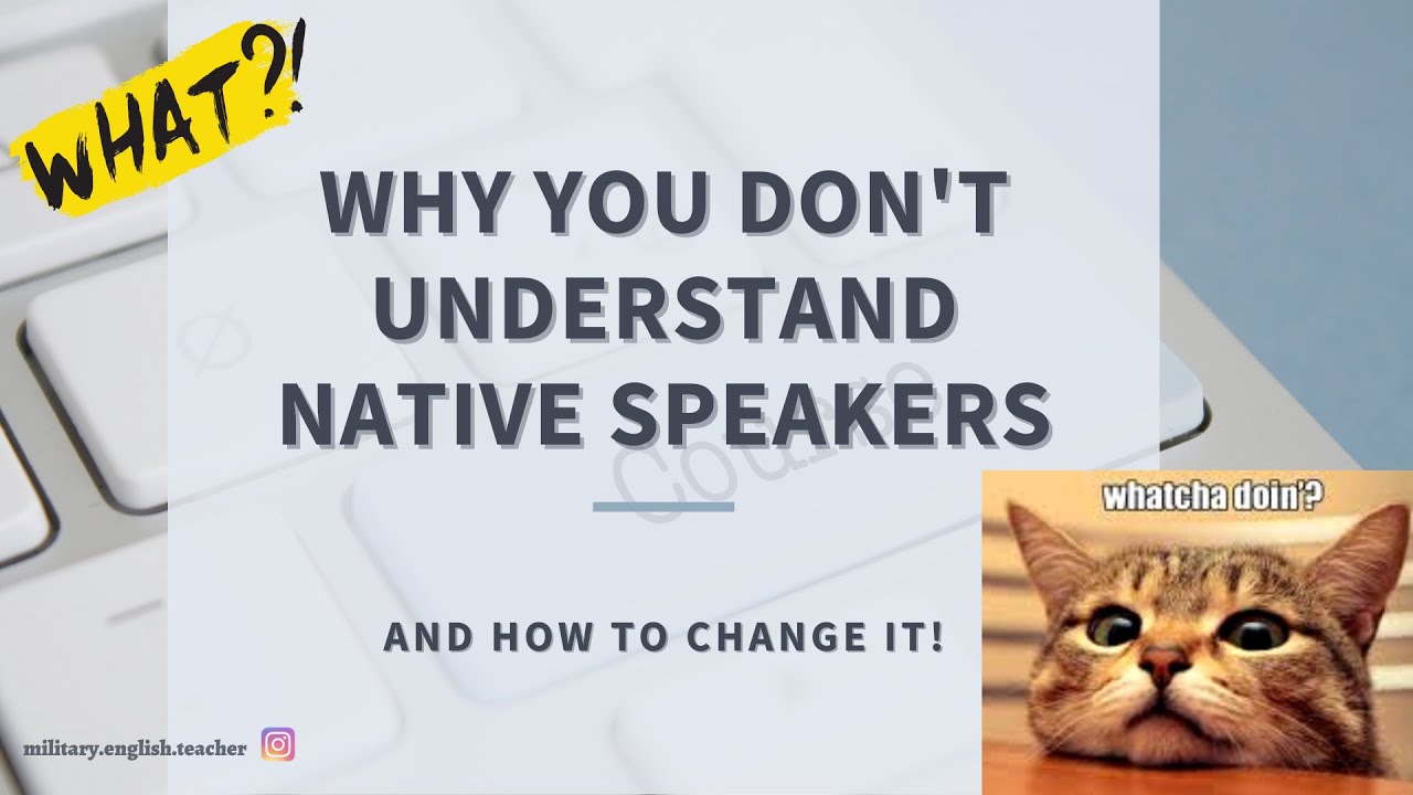 Why I don't understand native English speakers. STANAG 6001 Military ...